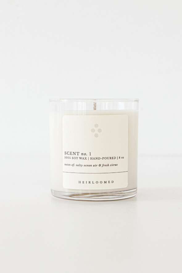 Hand Poured Soy Candle in Archive Scent No. 1 - Heirloomed